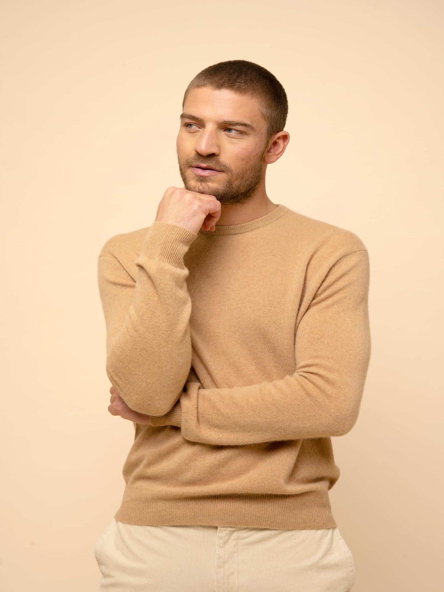 HOWARD pull col rond sahara